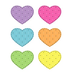 Numbers colorful set Royalty Free Vector Image