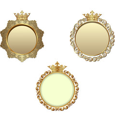 Kingly frame Royalty Free Vector Image - VectorStock
