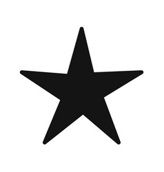 Christian quaker star symbol Royalty Free Vector Image