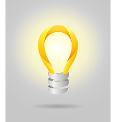 Paper bulb Royalty Free Vector Image - VectorStock