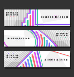Banners with colorful markers Royalty Free Vector Image