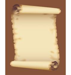 Old parchment with a light Royalty Free Vector Image