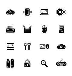 It icon set Royalty Free Vector Image - VectorStock