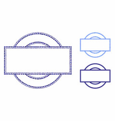 Rounded rectangle frame template Royalty Free Vector Image