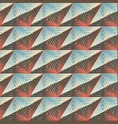 Retro triangle pattern Royalty Free Vector Image