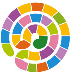 Boardgame template with ladders Royalty Free Vector Image