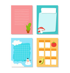 Cute lovely pig letter writing stationery paper Vector Image