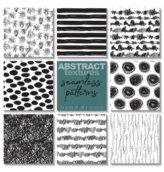 Set sketch drawn frames Royalty Free Vector Image