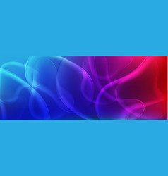 Abstract blue and red color geometric shape Vector Image