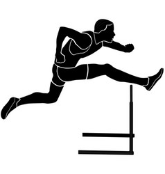 Running sprinter athlete Royalty Free Vector Image