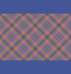 Plaid diagonal fabric texture seamless pattern Vector Image