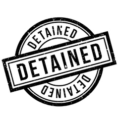 Detained rubber stamp Royalty Free Vector Image