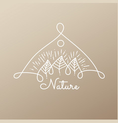 Spruce forest logo Royalty Free Vector Image - VectorStock