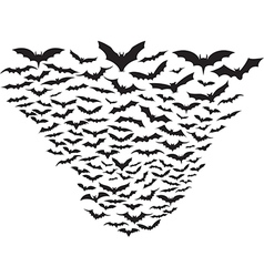 Cloud bats Royalty Free Vector Image - VectorStock