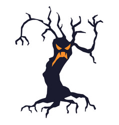 Scary tree Royalty Free Vector Image - VectorStock