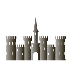 Abstract castle logo template Royalty Free Vector Image