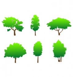 Tree symbols Royalty Free Vector Image - VectorStock