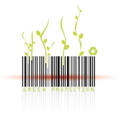 Barcode and beam Royalty Free Vector Image - VectorStock