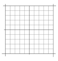 Measured grid graph plotting grid corner ruler Vector Image