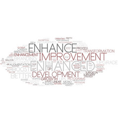 Enhanced word cloud concept Royalty Free Vector Image