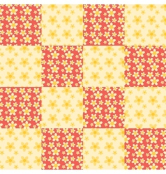 Seamless patchwork pattern Royalty Free Vector Image