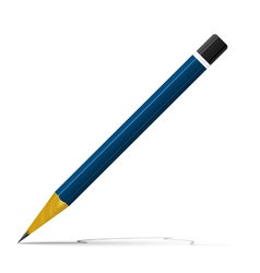 Blue pencil Royalty Free Vector Image - VectorStock