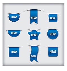 New badges and stickers Royalty Free Vector Image