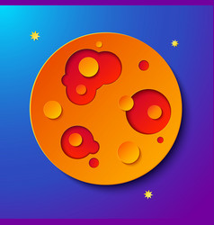 Planet mars Royalty Free Vector Image - VectorStock