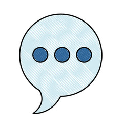 Speech bubble isolated icon Royalty Free Vector Image