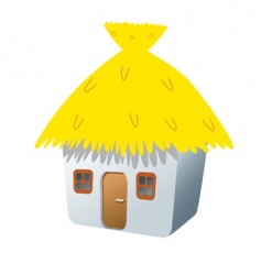 Gray house Royalty Free Vector Image - VectorStock