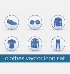 Set of circle popular social media logos move Vector Image