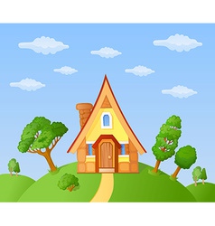 Cartoon house Royalty Free Vector Image - VectorStock