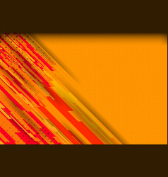 Yellow tech background Royalty Free Vector Image