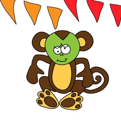 Cartoon monkey Royalty Free Vector Image - VectorStock