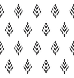 Lotus seamless pattern floral background Vector Image