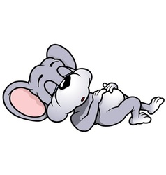 Sleeping Mouse Royalty Free Vector Image - VectorStock