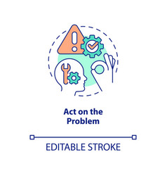 Courage concept icon Royalty Free Vector Image