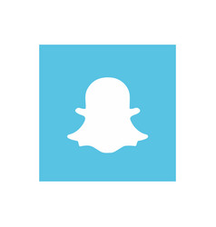 Snapchat icon design Royalty Free Vector Image