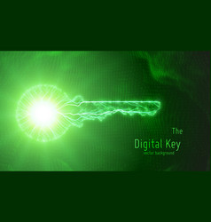 Cyber closed padlock Royalty Free Vector Image