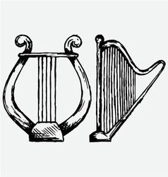 Lyre Royalty Free Vector Image - VectorStock