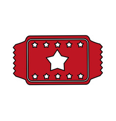 Ticket icon design Royalty Free Vector Image - VectorStock