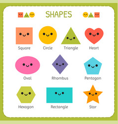 Basic colors set with cartoon animal characters Vector Image