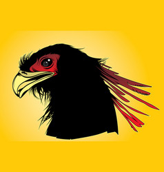 Phoenix head Royalty Free Vector Image - VectorStock