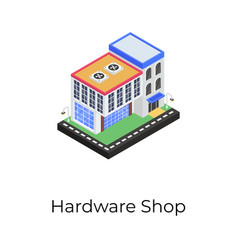 Hardware shop Royalty Free Vector Image - VectorStock