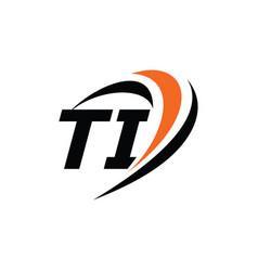 Ti monogram logo Royalty Free Vector Image - VectorStock