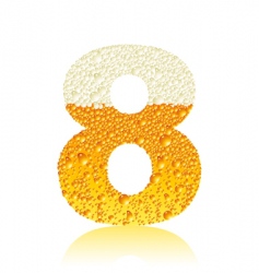 Alphabet beer b Royalty Free Vector Image - VectorStock