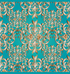 Baroque vintage seamless pattern Royalty Free Vector Image