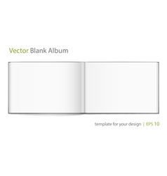 Empty open book Royalty Free Vector Image - VectorStock