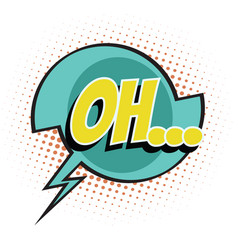 Uh oh Royalty Free Vector Image - VectorStock