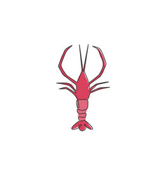 Sketch seafood lobster shellfish fish shrimp Vector Image